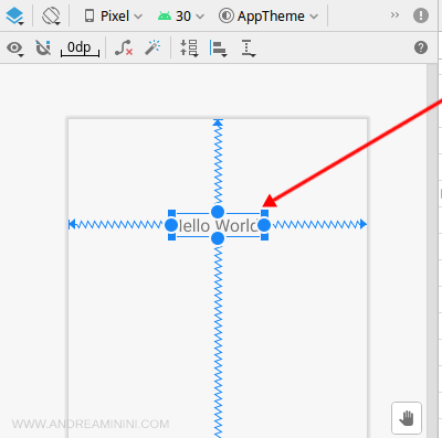 Come eliminare un oggetto del layout su Android Studio - Andrea Minini